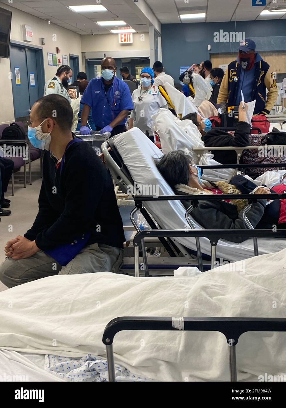 Crowded Emergency Waiting Room