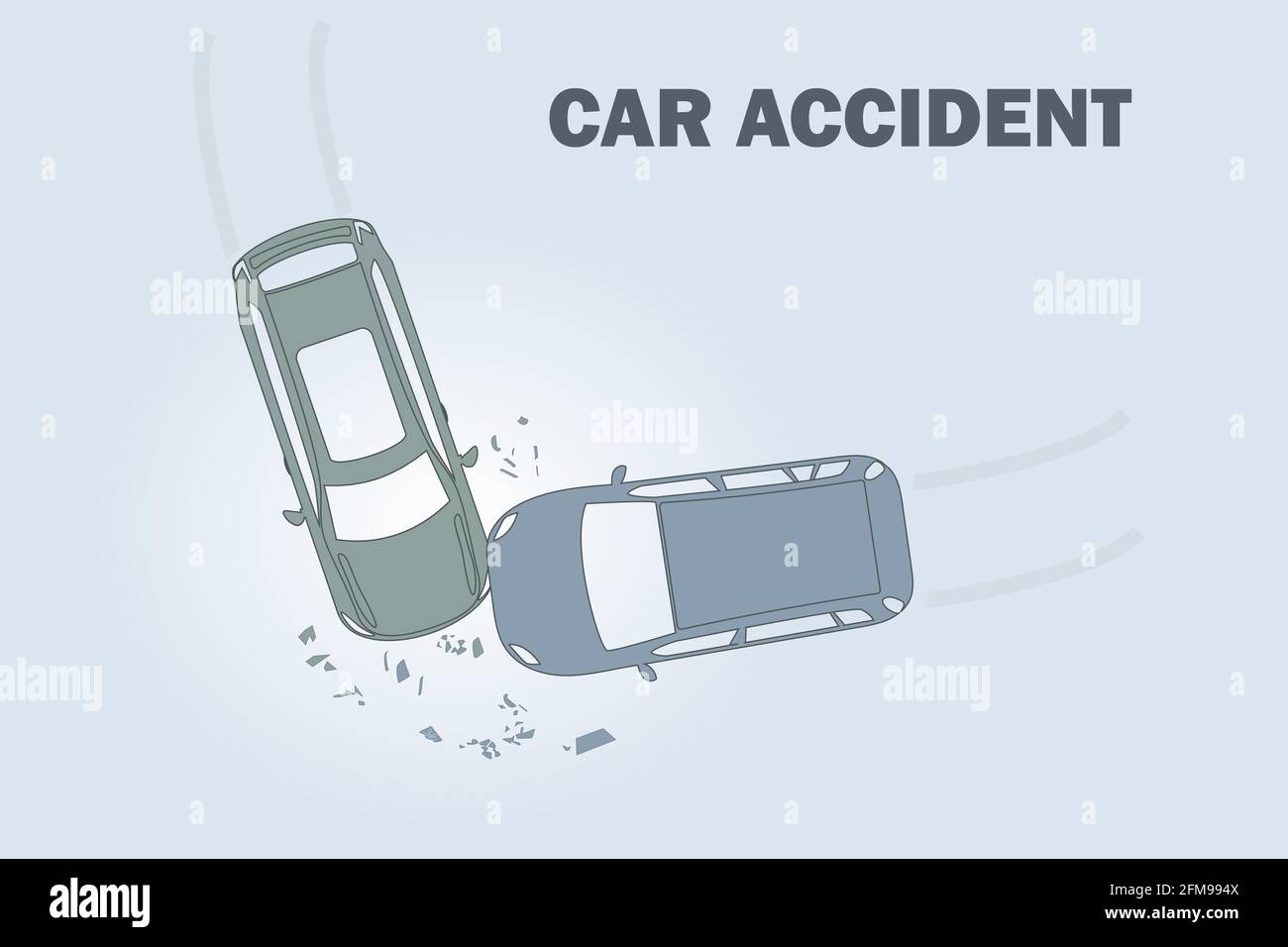 Smashed vehicles Stock Vector Images - Alamy