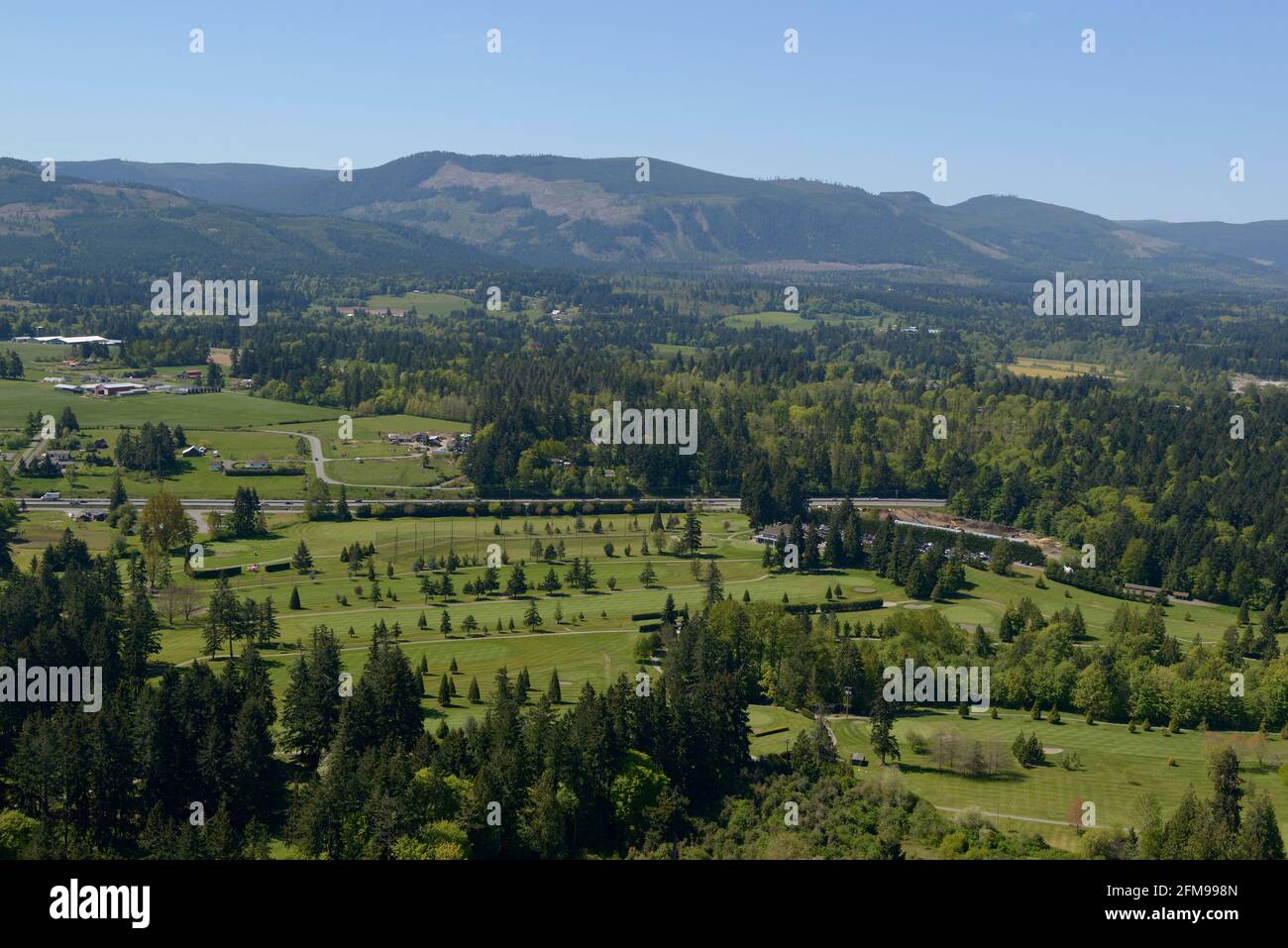 Aerial photo of the Cowichan Golf & Country Club, Duncan, Vancouver ...