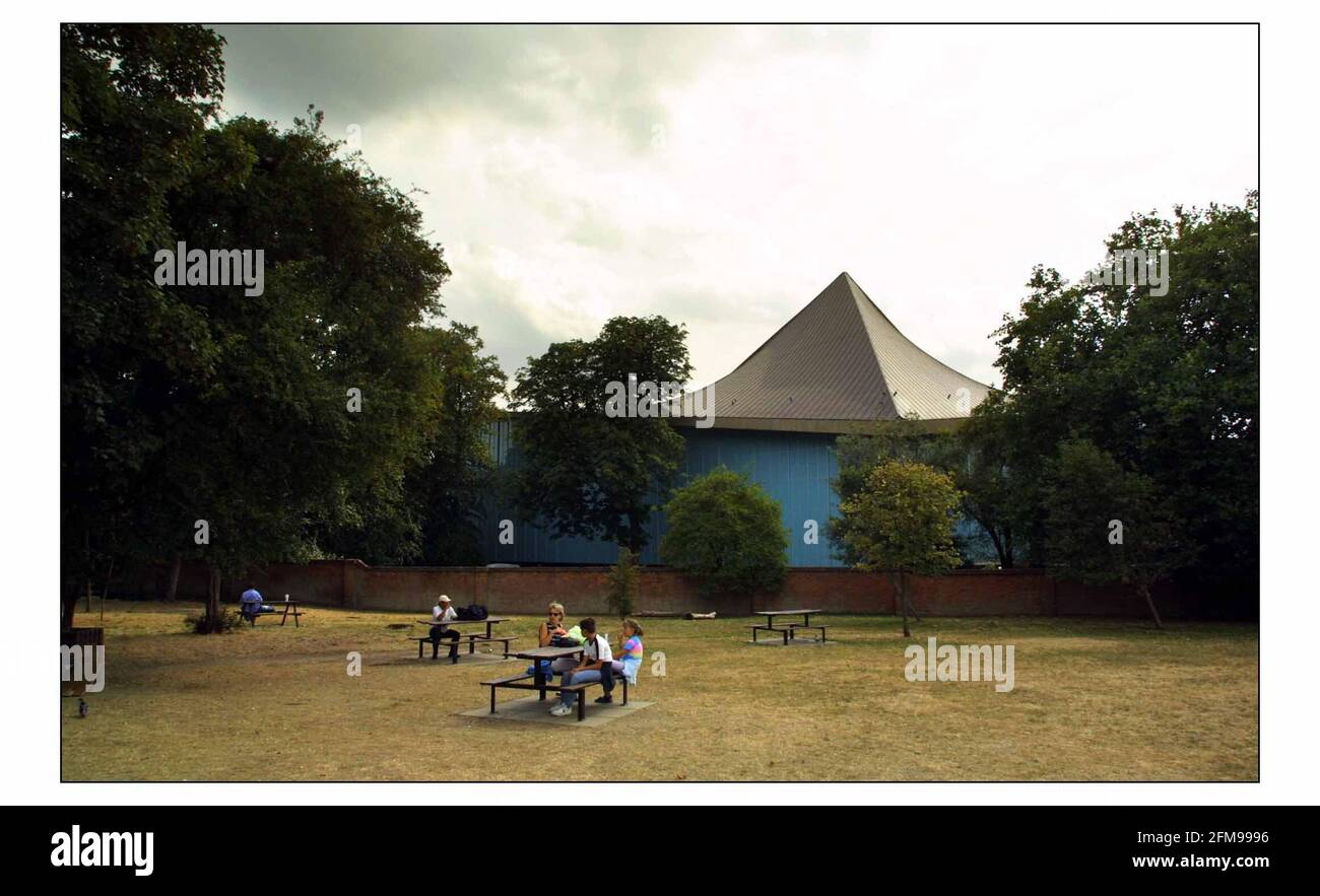 The Commonwealth Institute in west London as seen from Holland Park ...