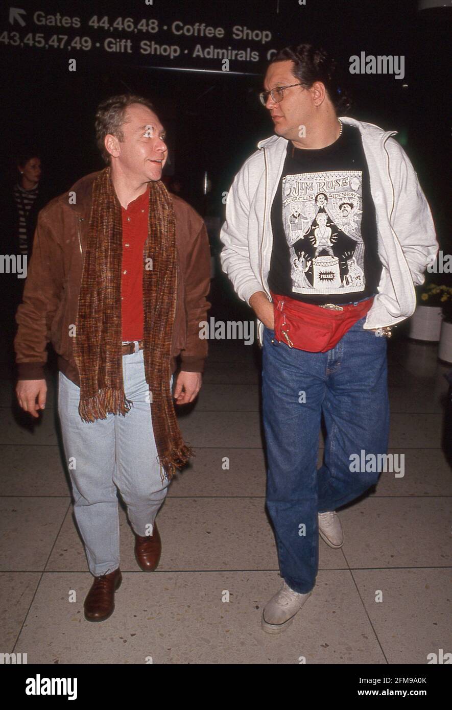 Penn & Teller at Los Angeles International Airport in Los Angeles ...