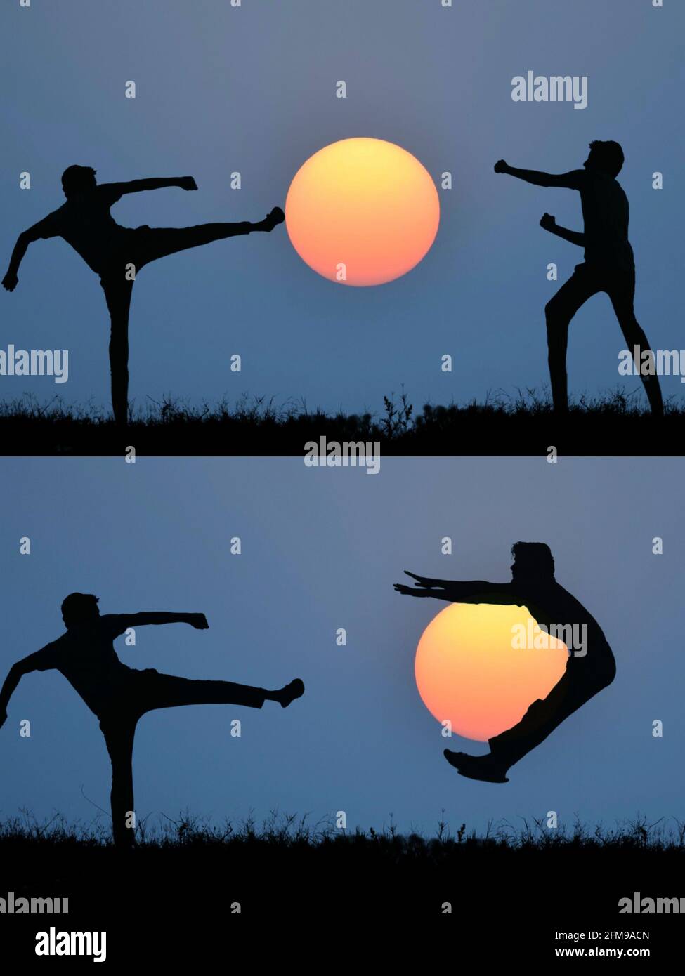 Street Fighter: These shadows pretend to play fight with the assistance ...