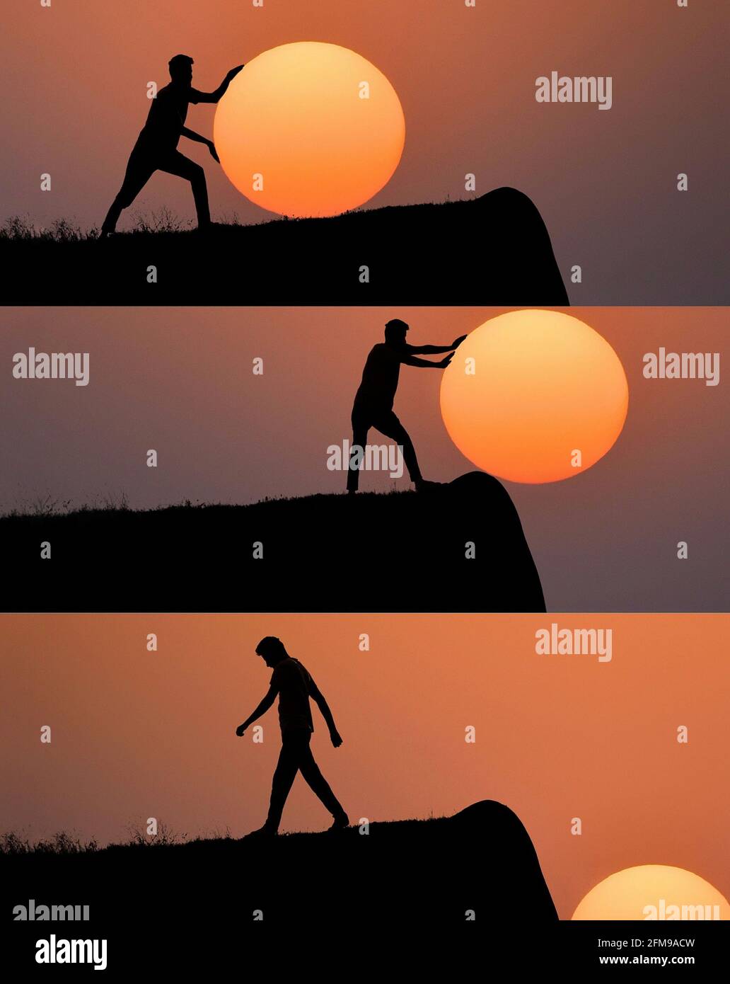 This sunny strongman pushes the star down a cliff. INDIA: THIS CREATIVE ...