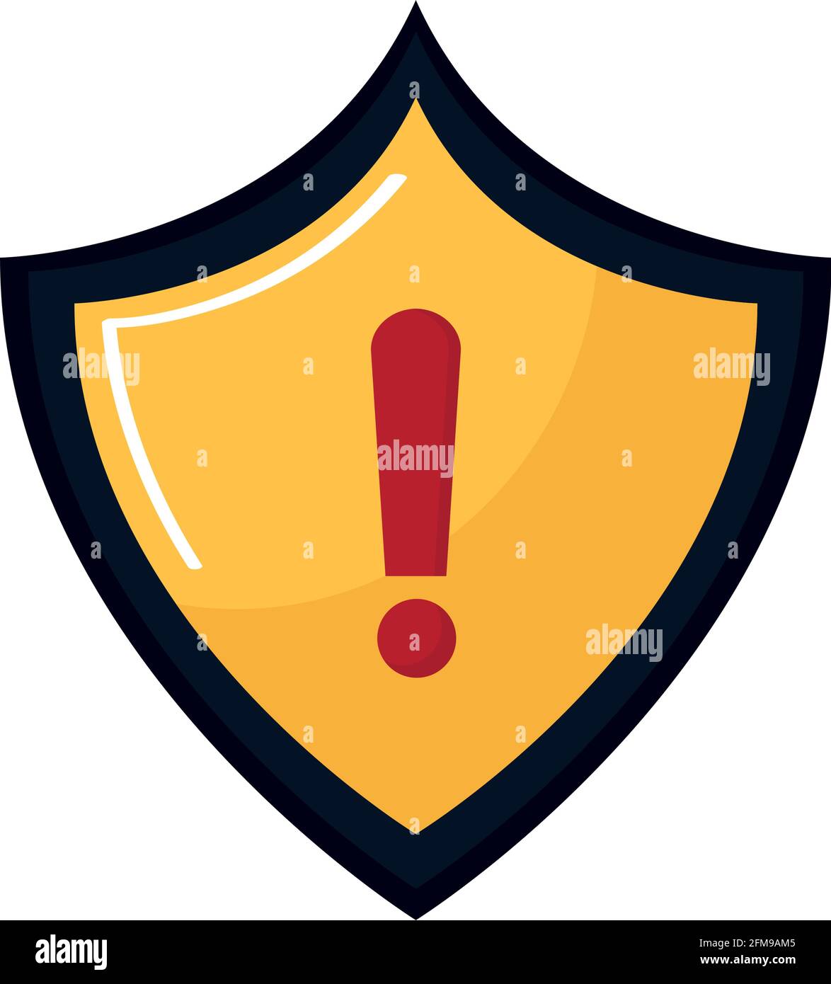 yellow shield security Stock Vector Image & Art - Alamy
