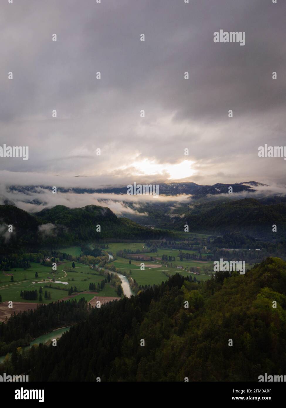 Cloudy landscape photos Stock Photo - Alamy