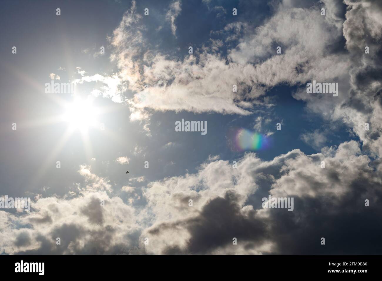 Cumulonimbus storm clouds over Miami Dade and Fort Lauderdale Beach ...