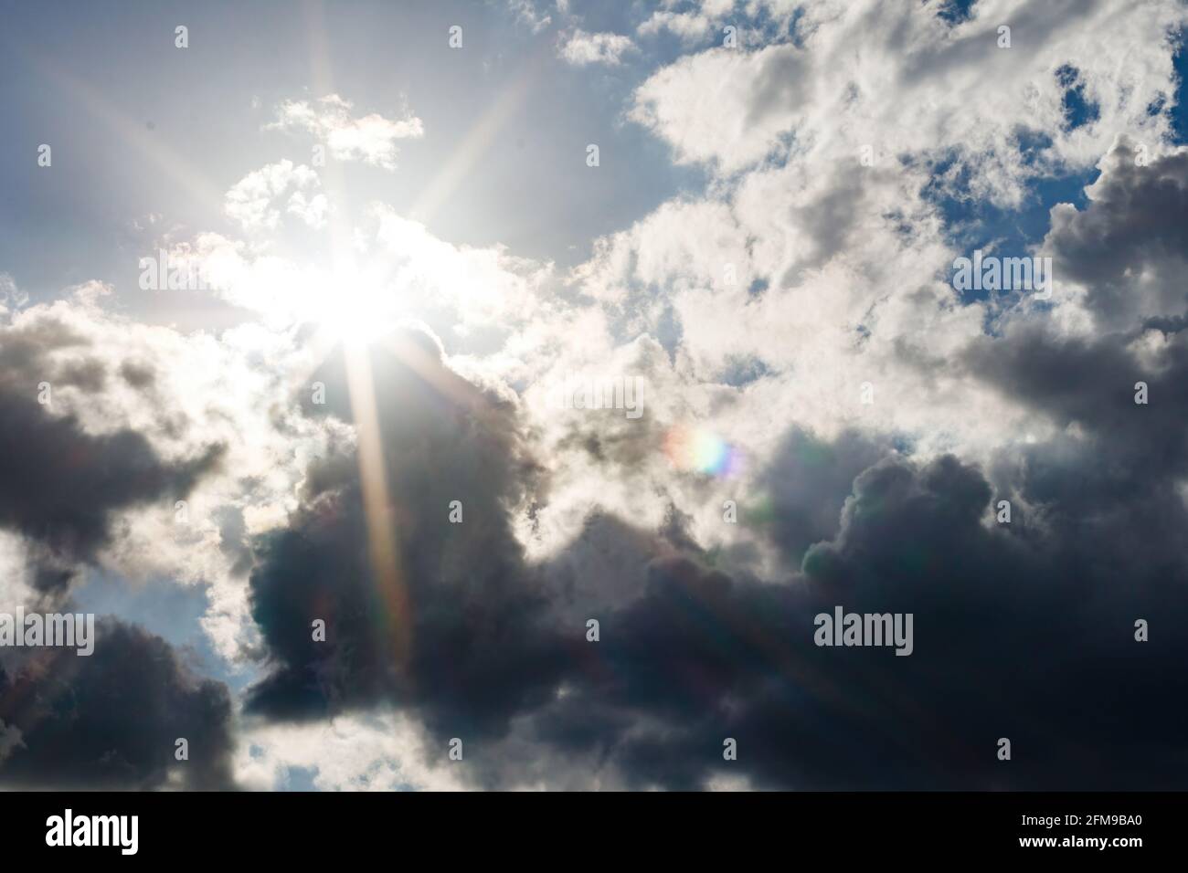 Cumulonimbus storm clouds over Miami Dade and Fort Lauderdale Beach ...