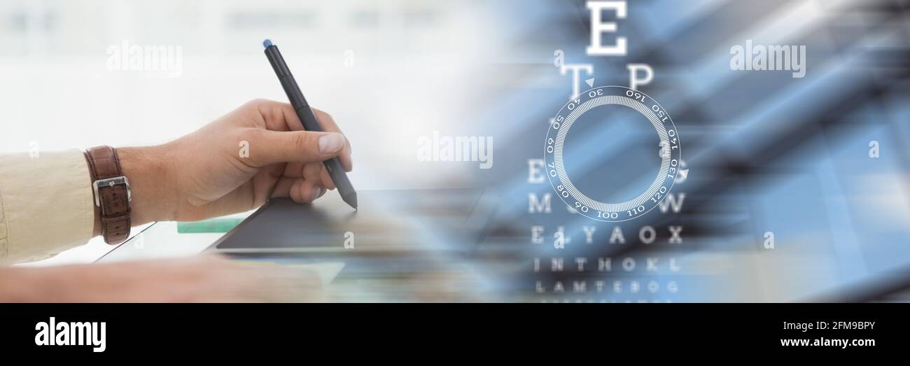 Snellen illustration hi-res stock photography and images - Alamy