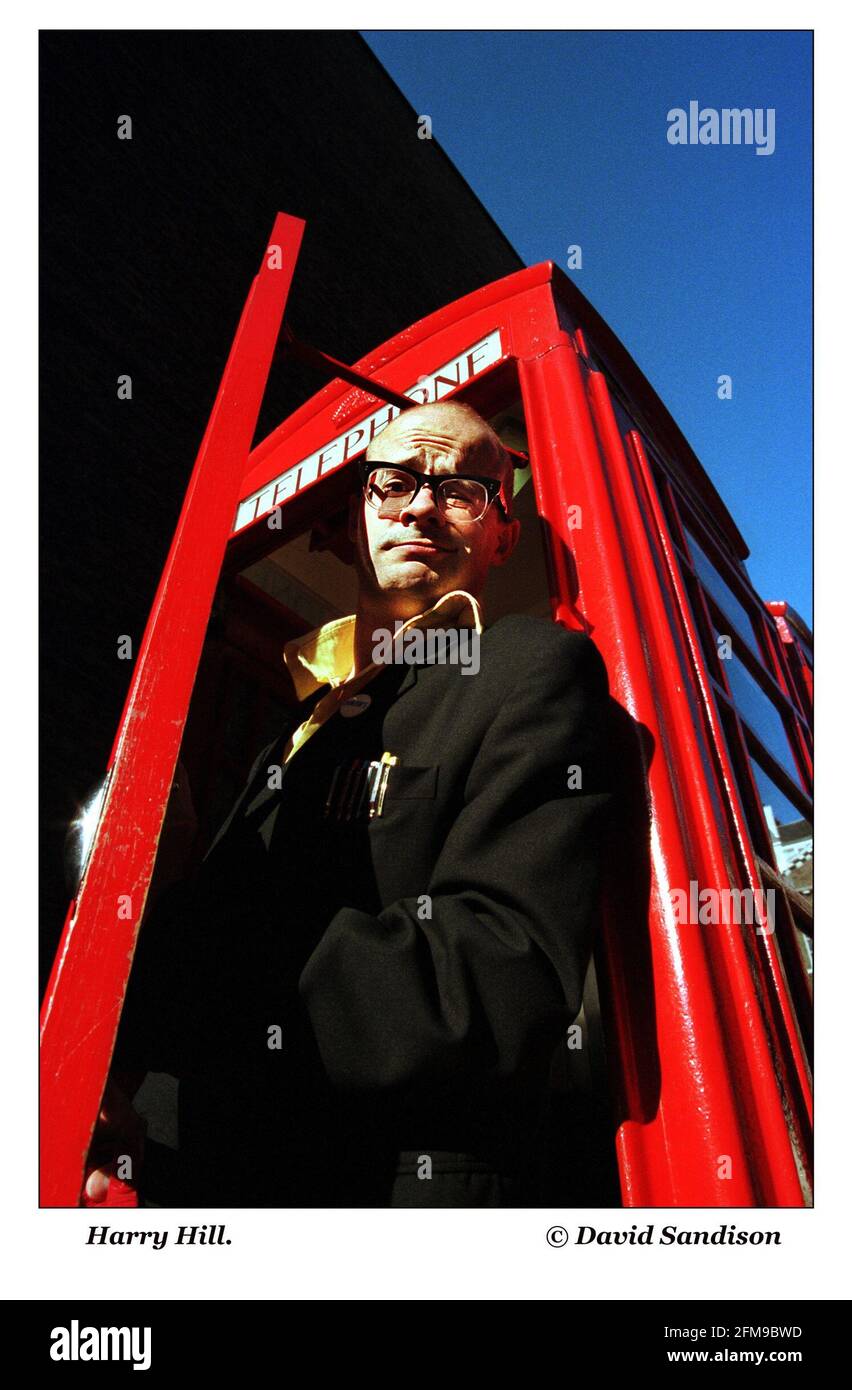 Harry Hill comedian November 1999 Stock Photo - Alamy