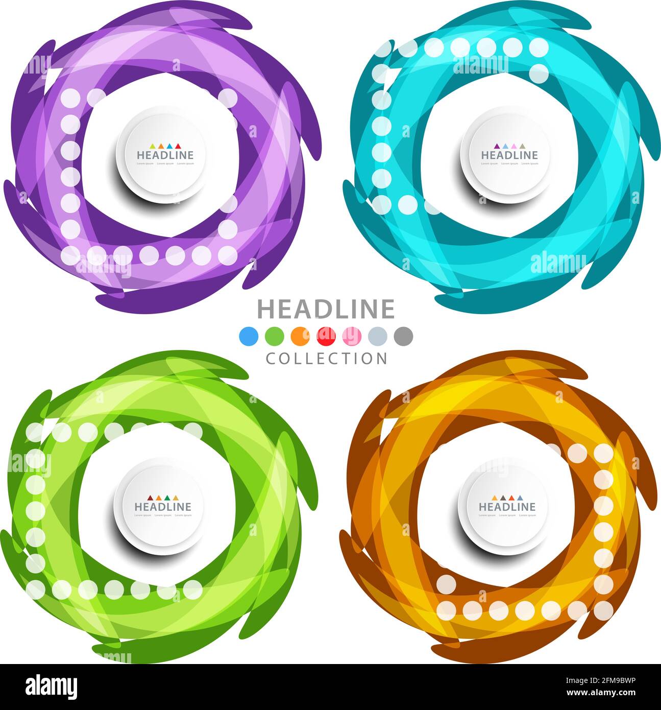 Brochure header colorful layout background template design Stock Vector ...