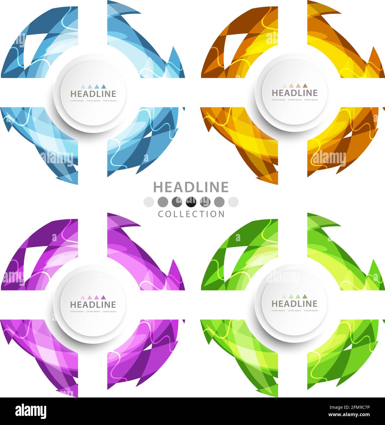 Brochure header colorful layout background template design Stock Vector ...