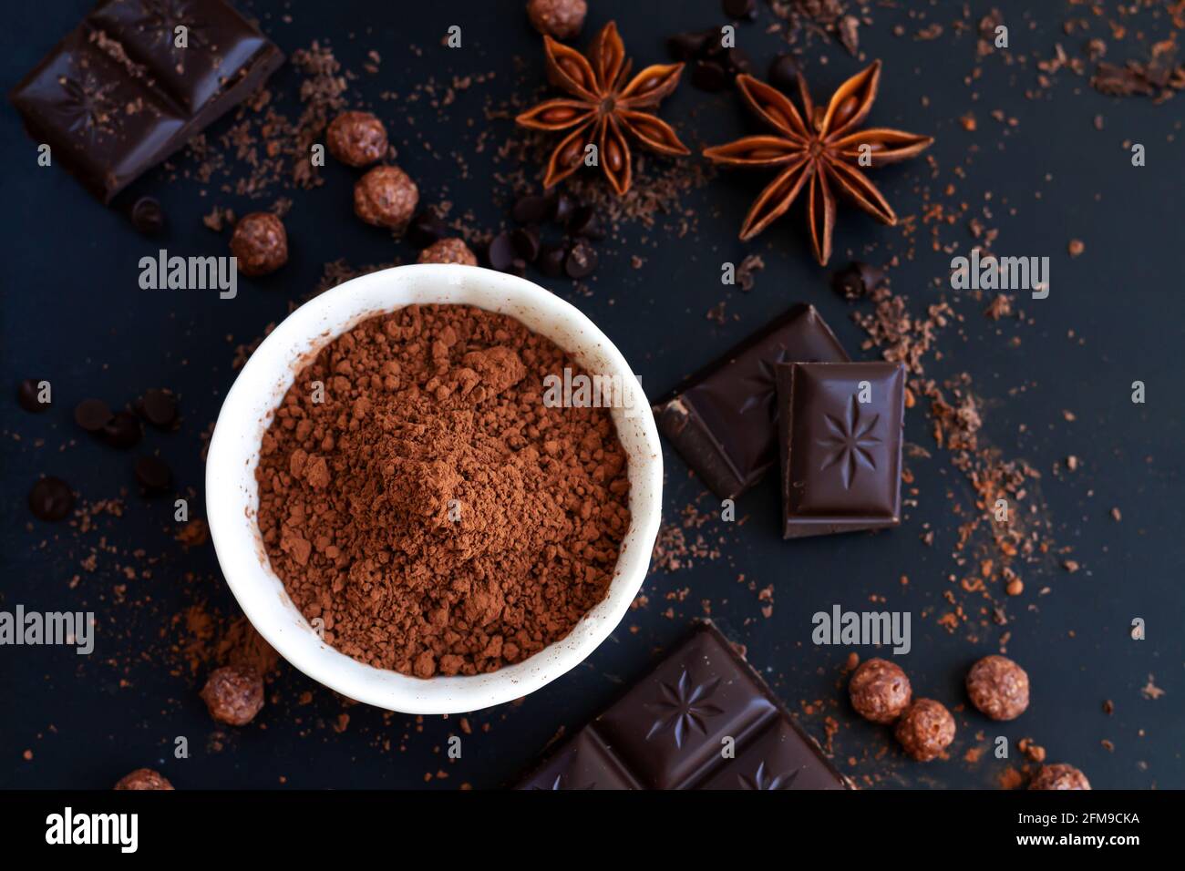 Powder ingredients chocolate candy hi-res stock photography and images ...