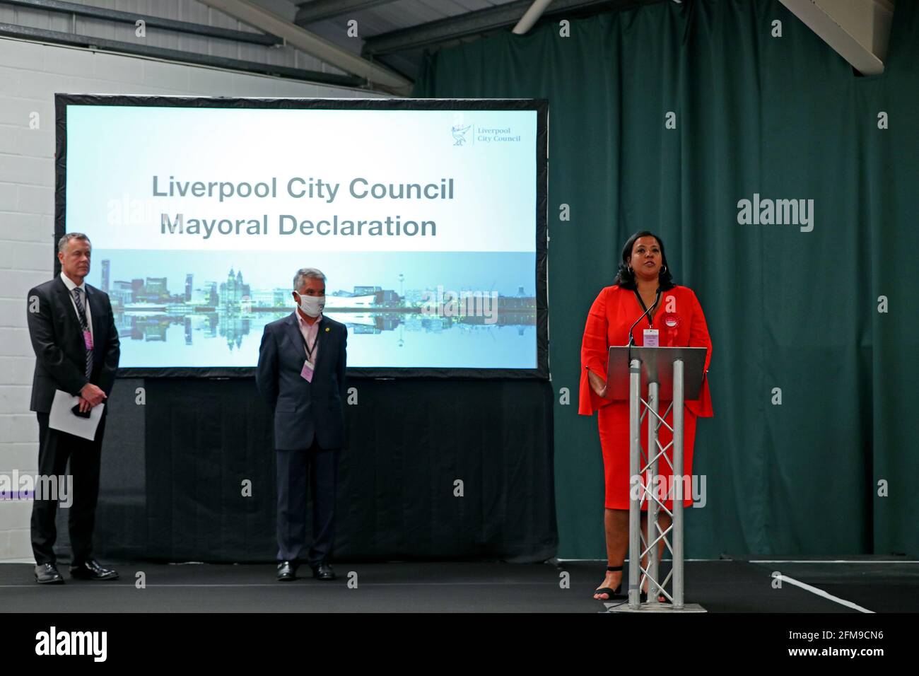Labour's Joanne Anderson speaks after she was declared the Mayor of ...