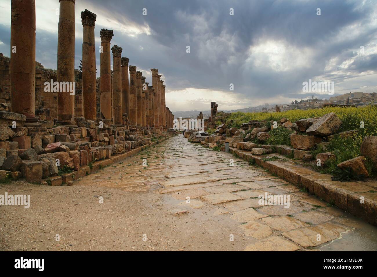 North gate of jerash hi-res stock photography and images - Alamy