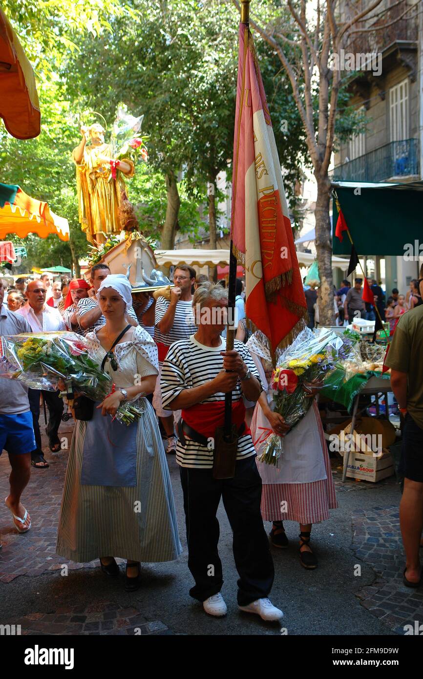 Procession to the port for the Feast of St Peter, patron saint of ...