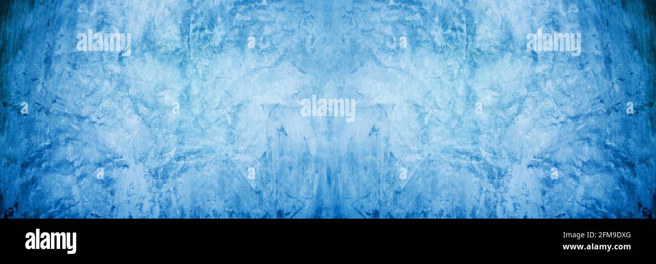 soft and dark blue gradient cement and concrete backdrop background ...