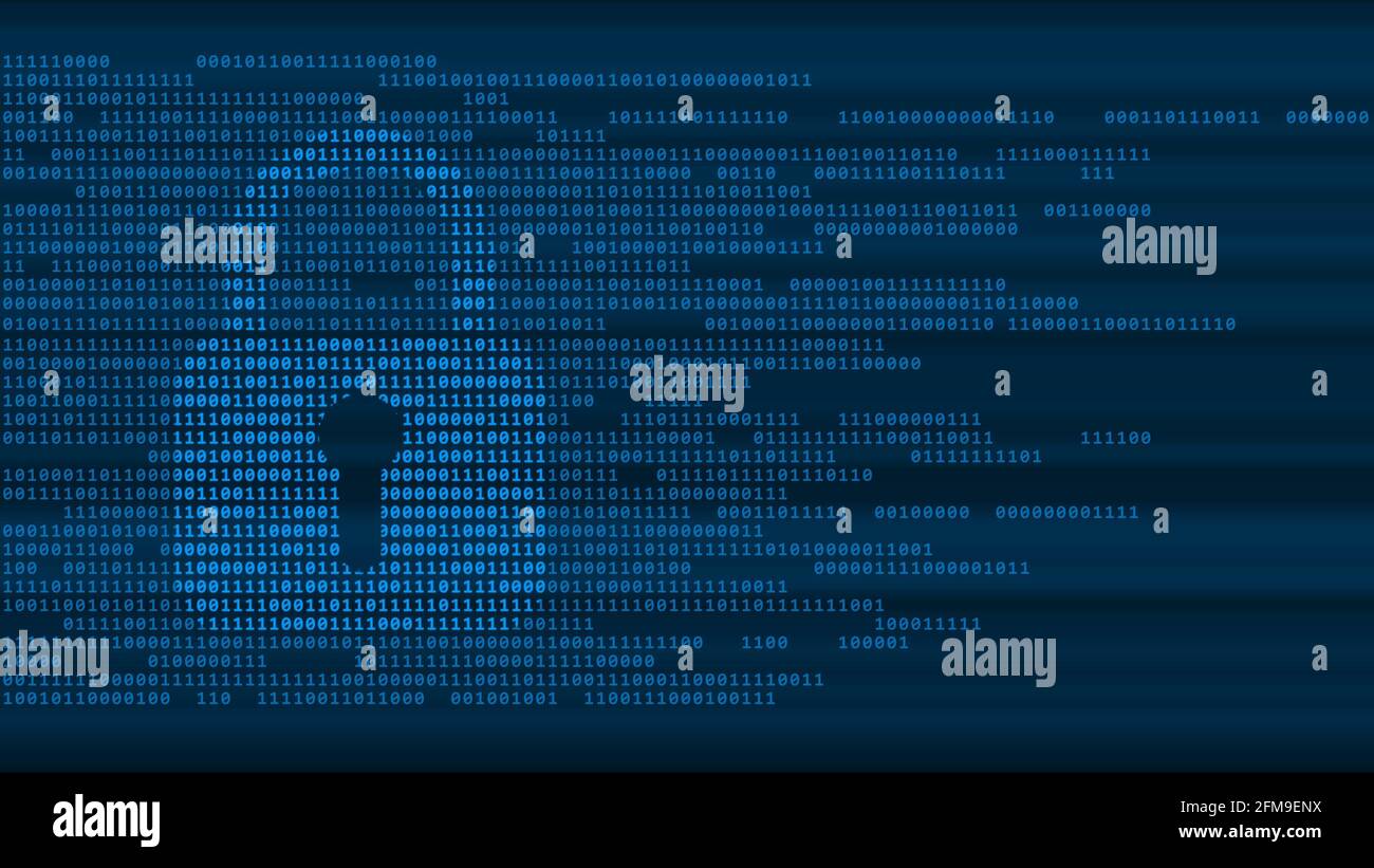 Safety information concept - lock guard sign in blue on digital ...