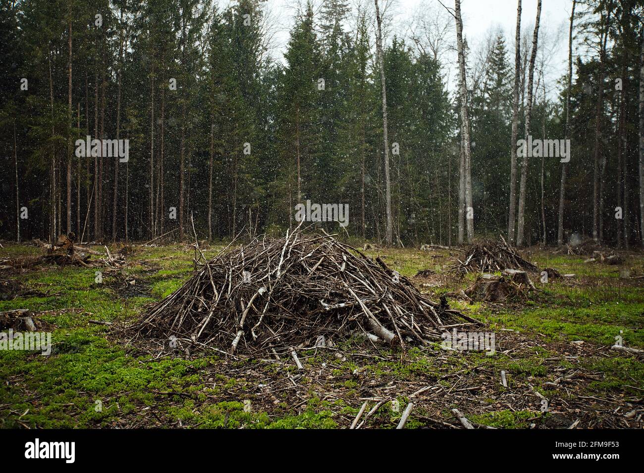 Tractor stuck in pit hi-res stock photography and images - Alamy