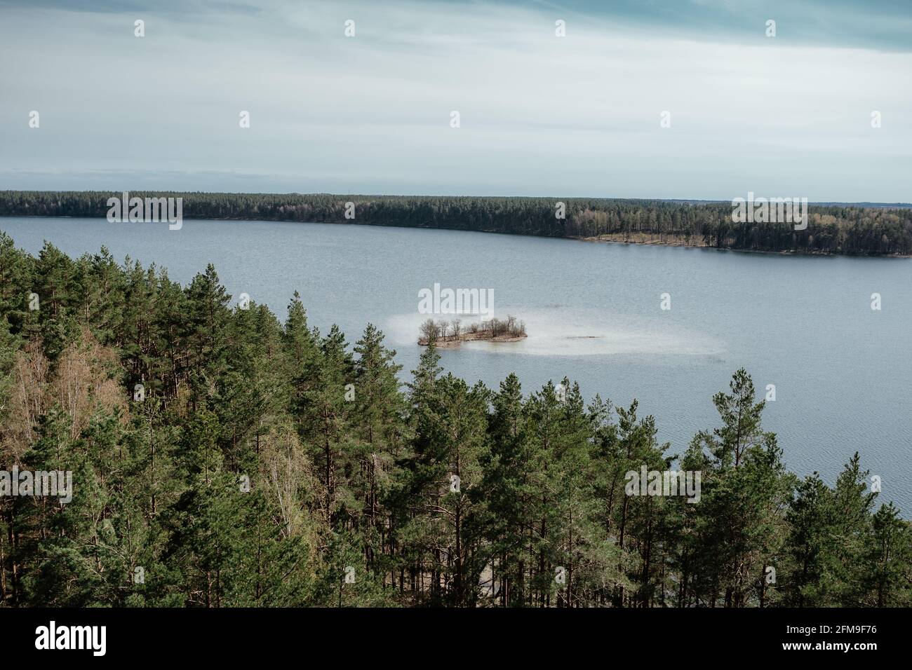 Beautiful landscape of Labanoras regional park in Kamuze,Lithuania ...