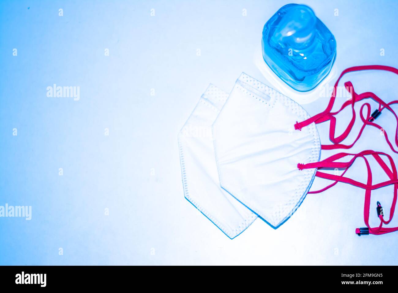 Corona virus prevention surgical masks, and hand sanitizer gel, liquid ...