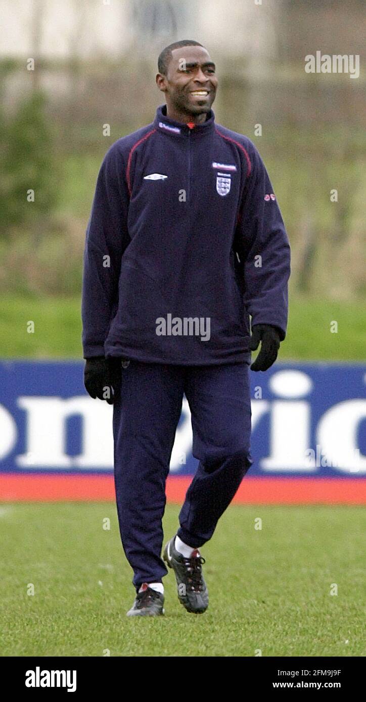 Andy cole england training hi-res stock photography and images - Alamy
