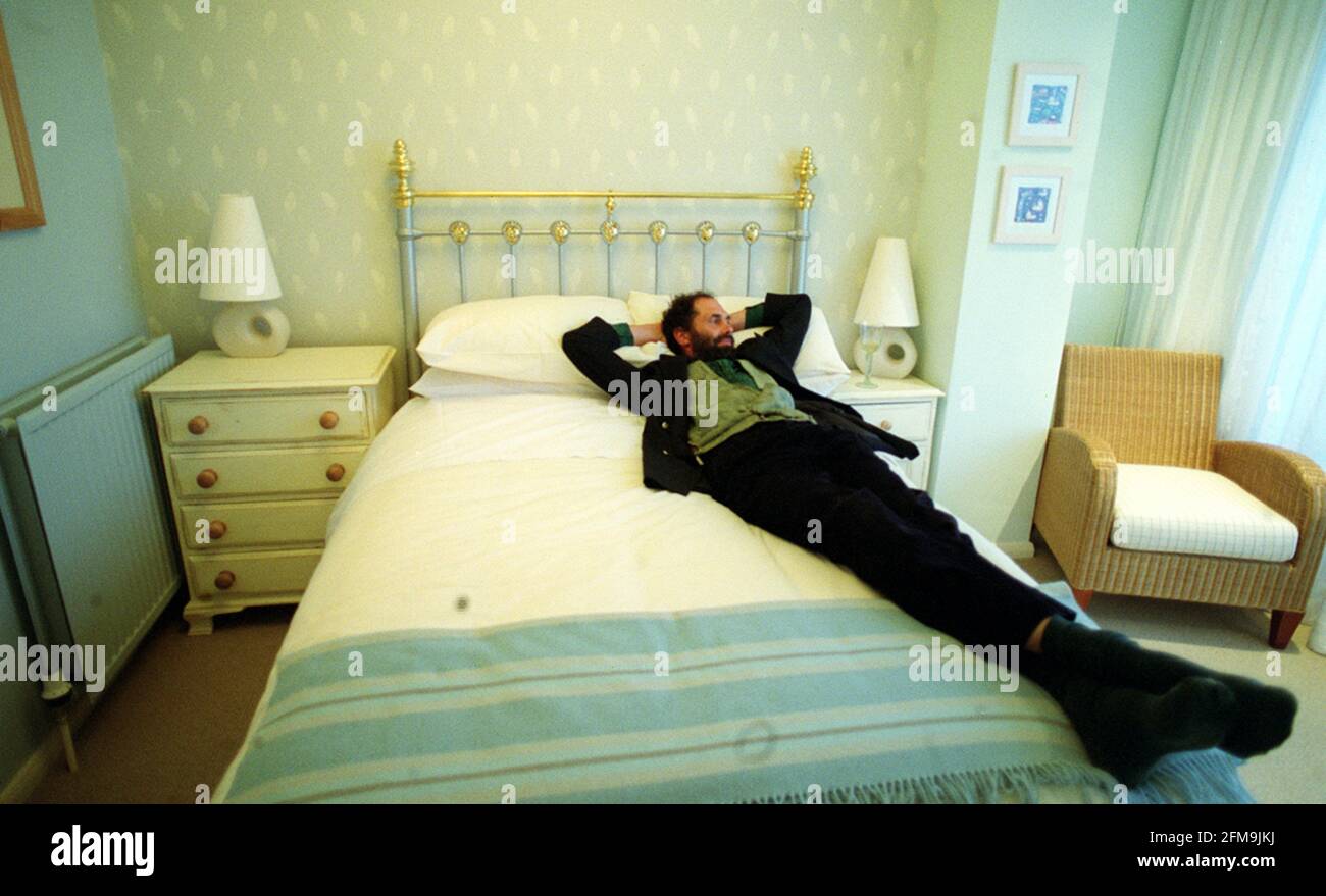 DAVE LUCK, A FRIEND OF HELEN LEDERER, CRASHING OUT ON ONE OF THE BEDS ...