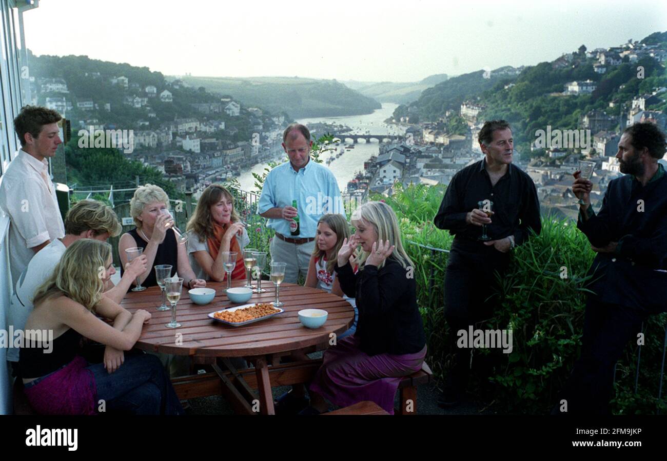 HELEN LEDERER (CENTRE, BLONDE HAIR), WITH FRIENDS, AND HER DAUGHTER ...