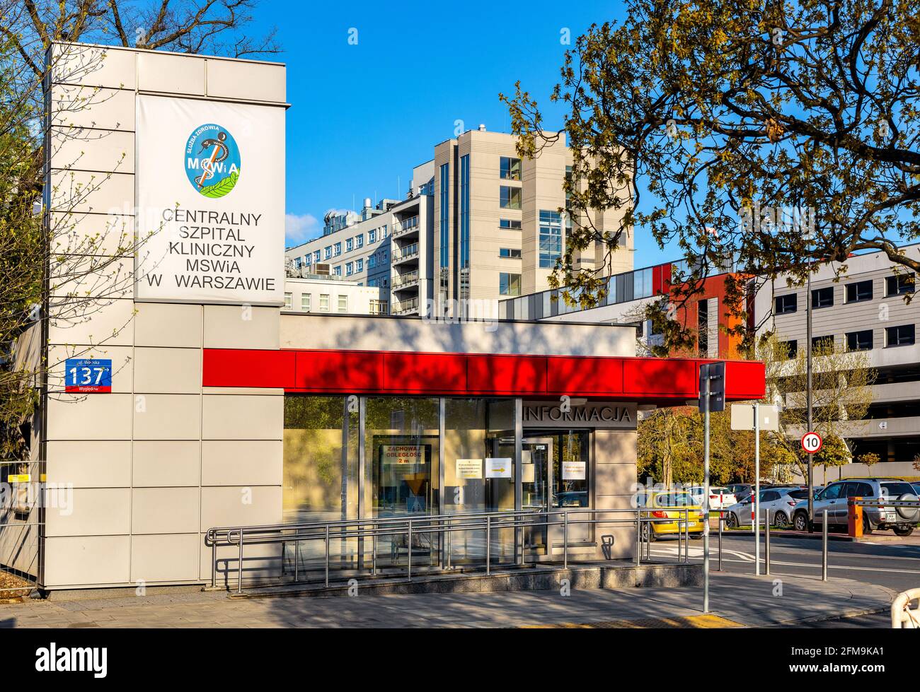 Warsaw, Poland - May 06, 2021: Central Clinical Hospital of Internal ...