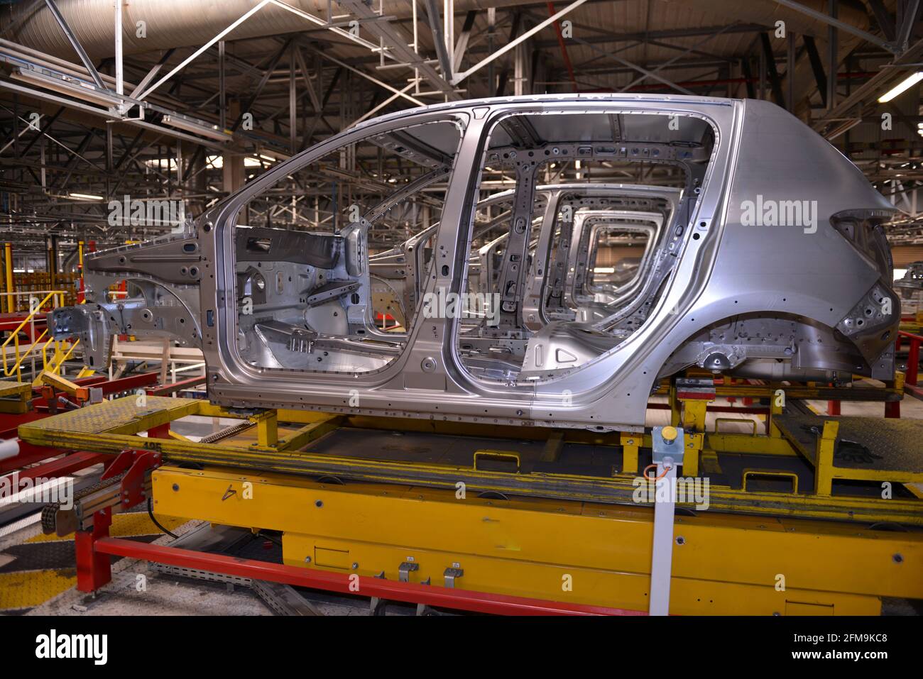 Automobile assembly line production.Car production Stock Photo - Alamy