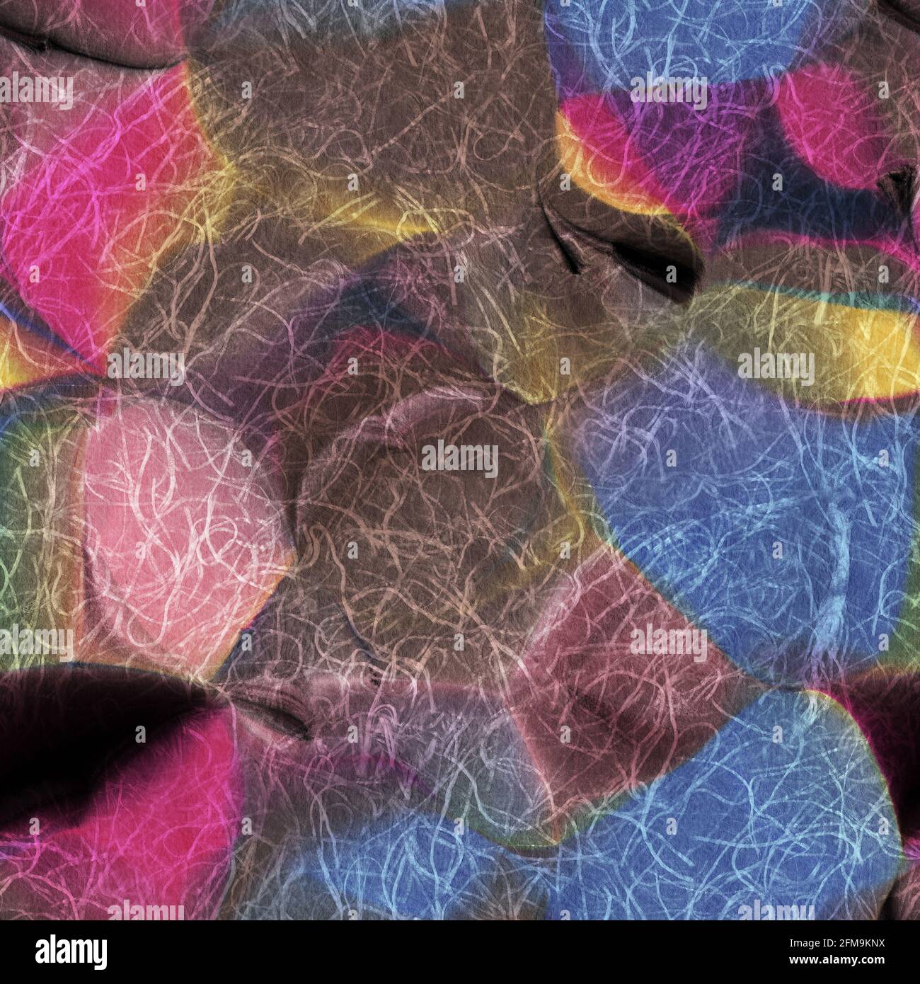 Seamless abstract blobs of color paper texture Stock Photo - Alamy