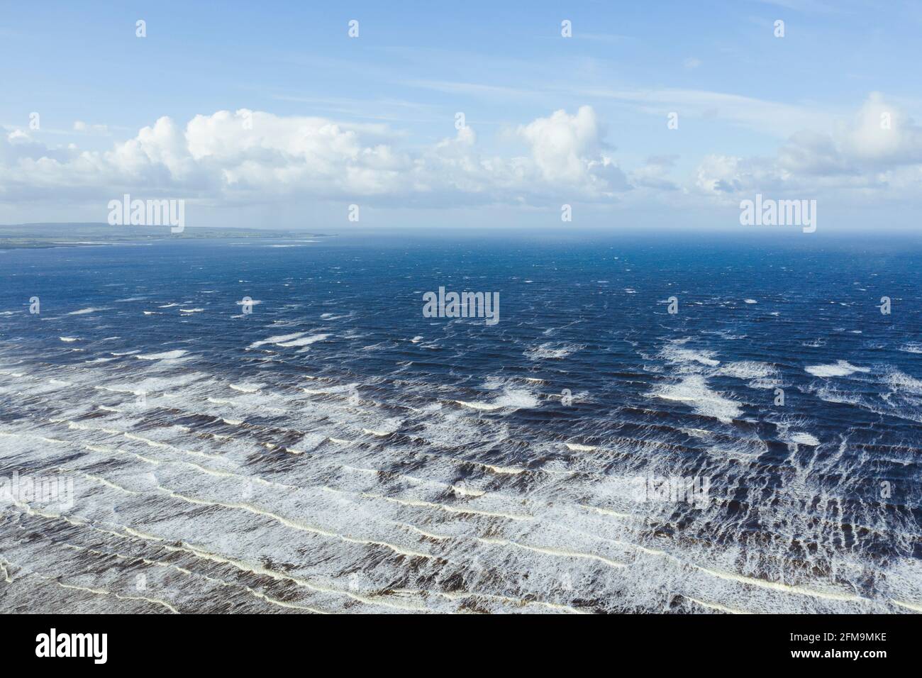 Aerial photography of Enniscrone Beach Stock Photo - Alamy