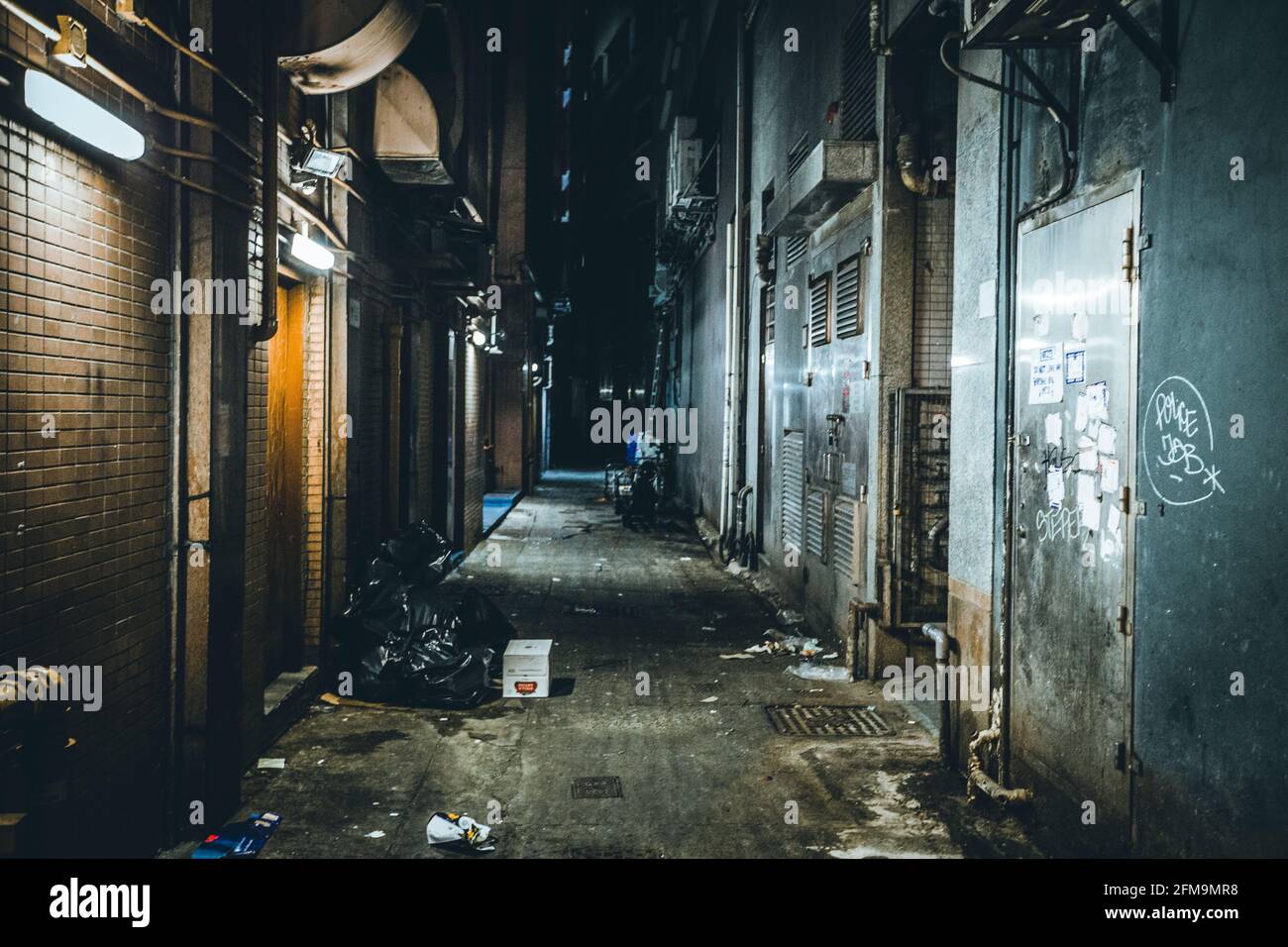 An Alley in Hong Kong Stock Photo - Alamy