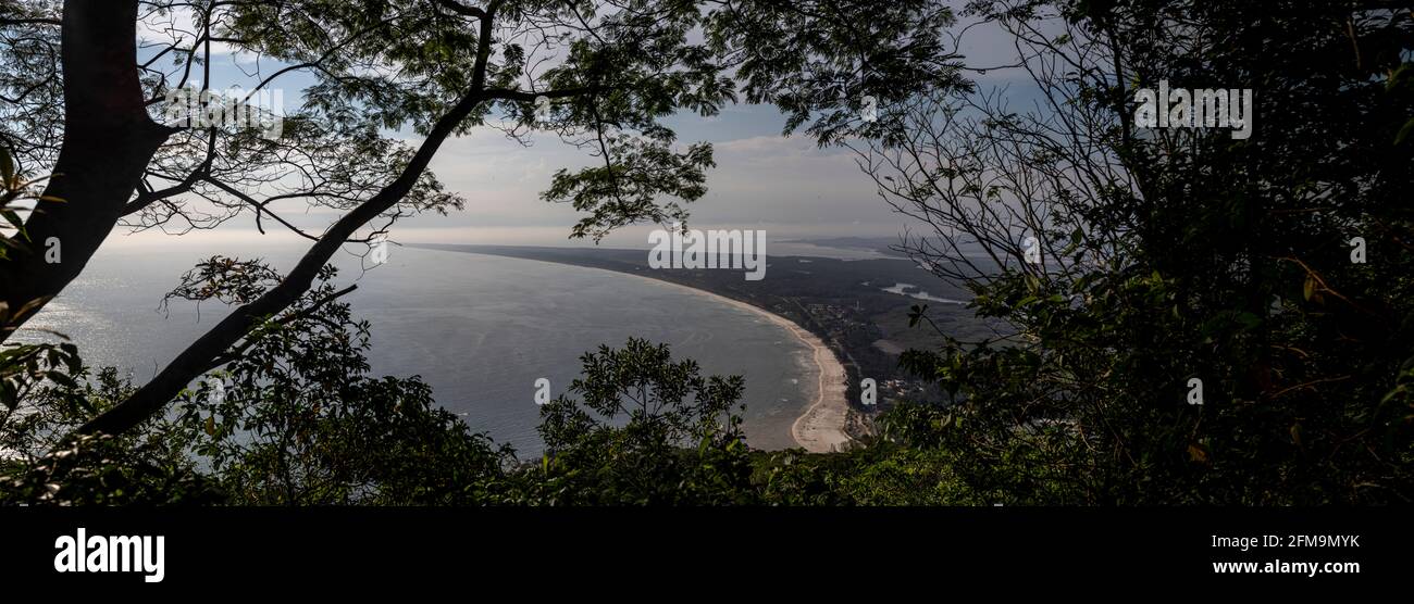 A long beach in Rio de Janeiro, Brazil Stock Photo - Alamy