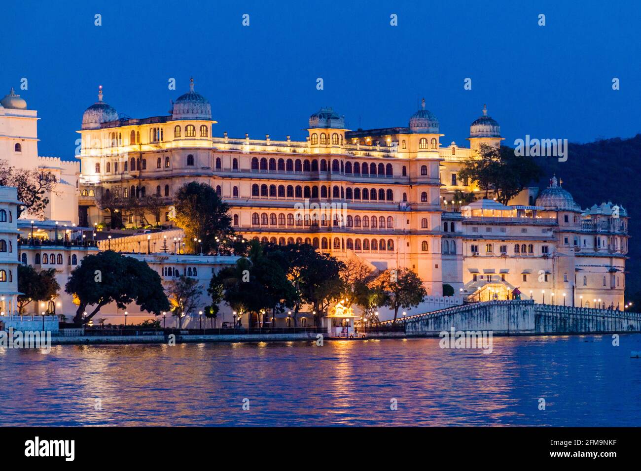 City Palace Udaipur Night
