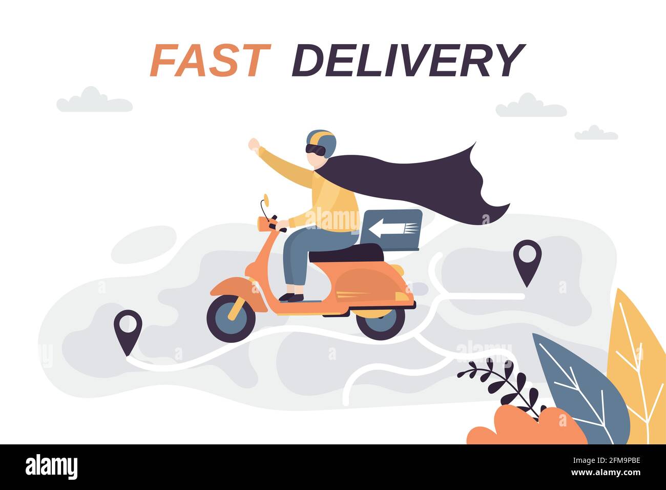 Funny delivery man hi-res stock photography and images - Alamy