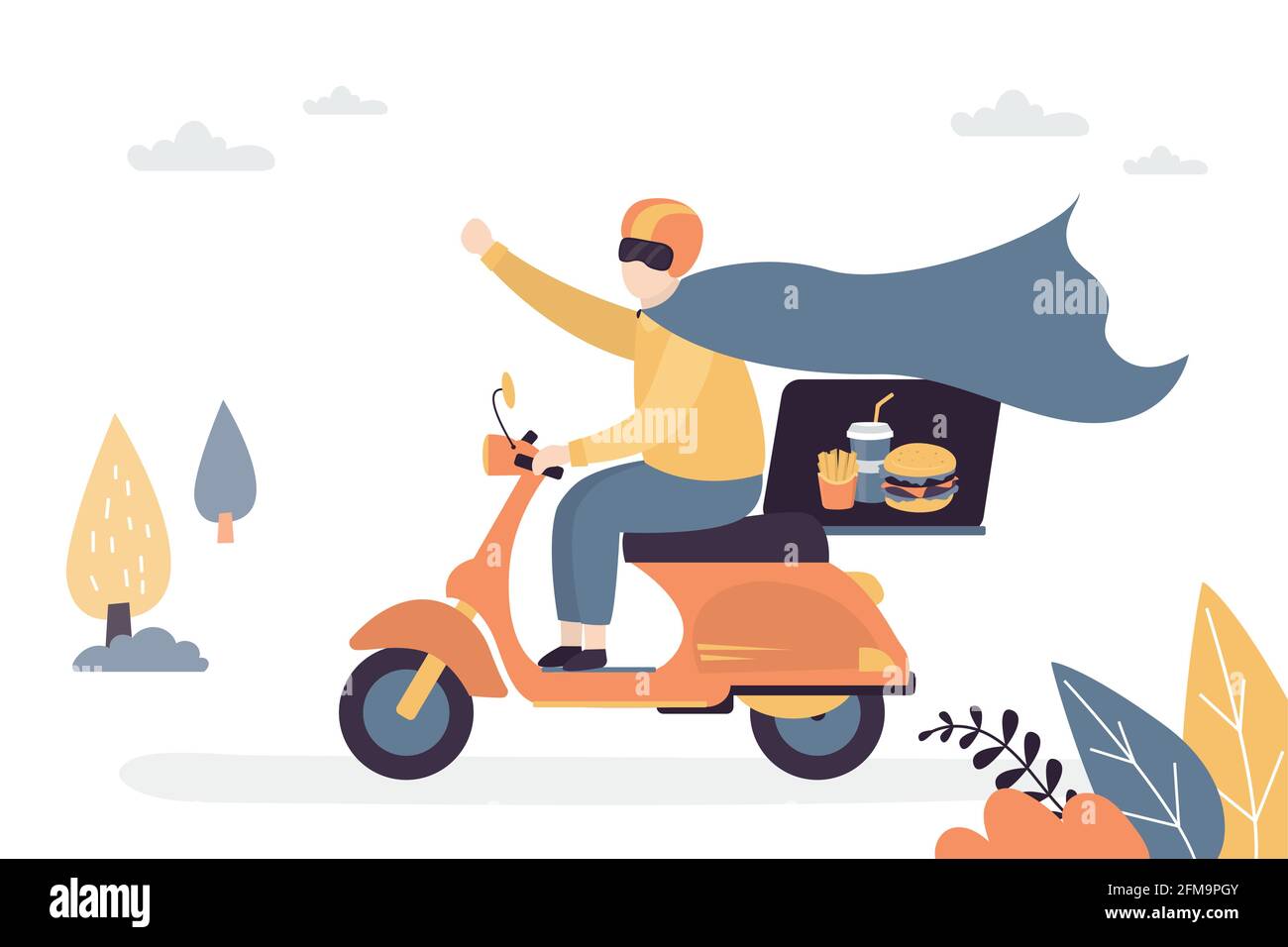 Funny delivery man hi-res stock photography and images - Alamy