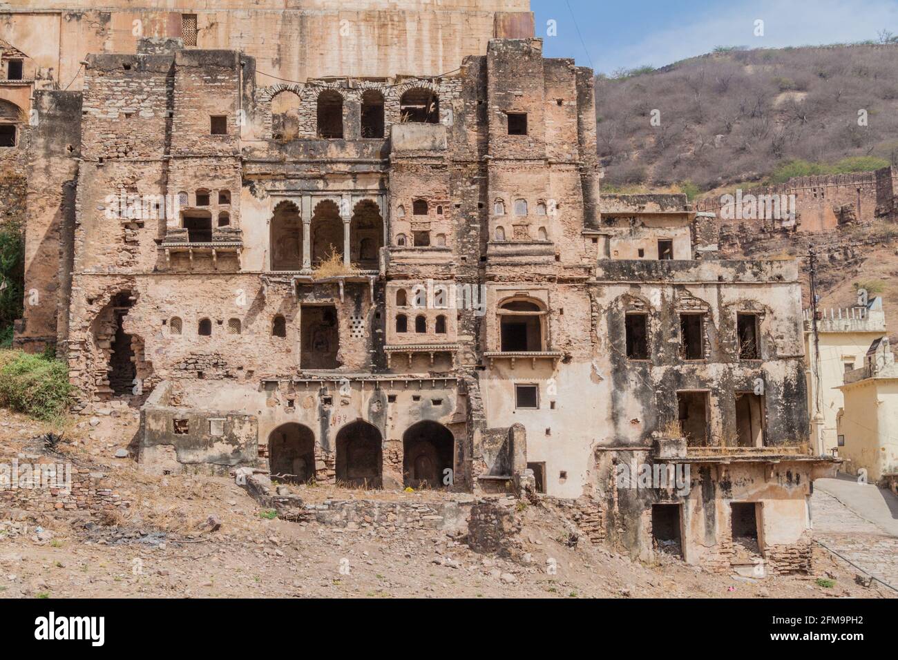 Ruins of Garh Palace in Bundi, Rajasthan state, India Stock Photo - Alamy