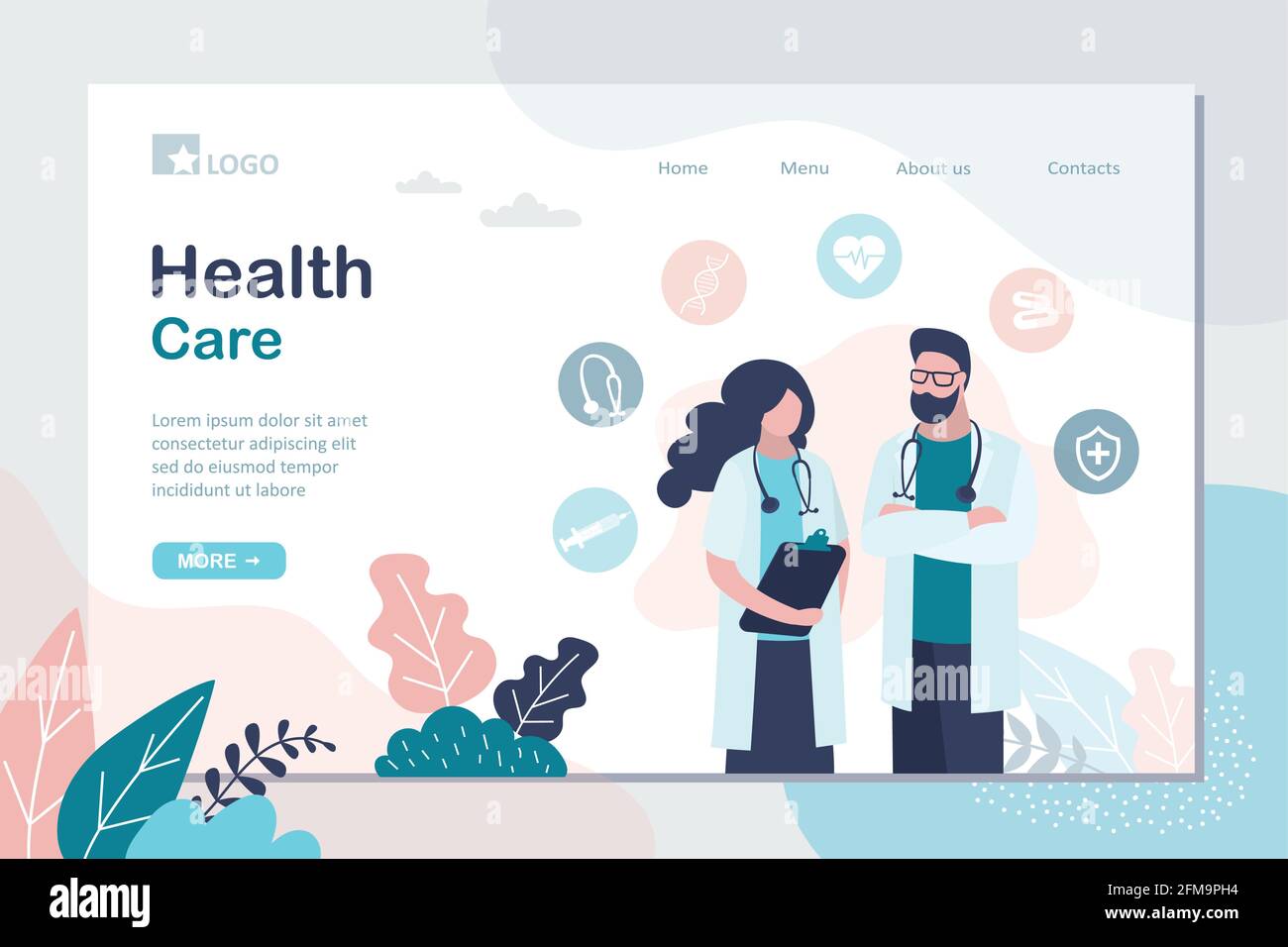 Diagnosis lab in specialist Stock Vector Images - Alamy