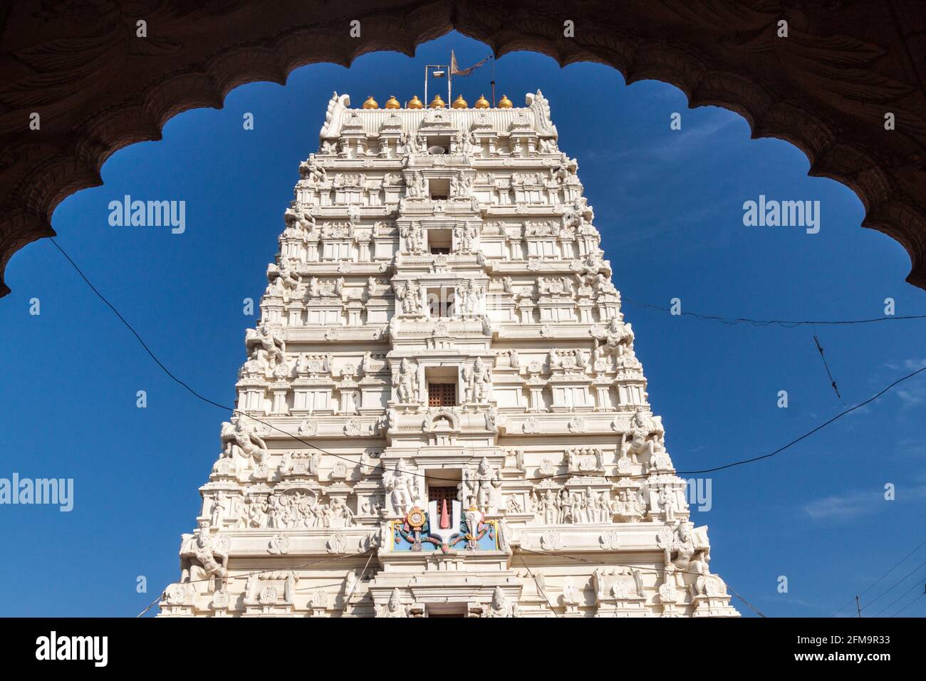 Rangaji temple in Vrindavan, Uttar Pradesh state, India Stock Photo - Alamy
