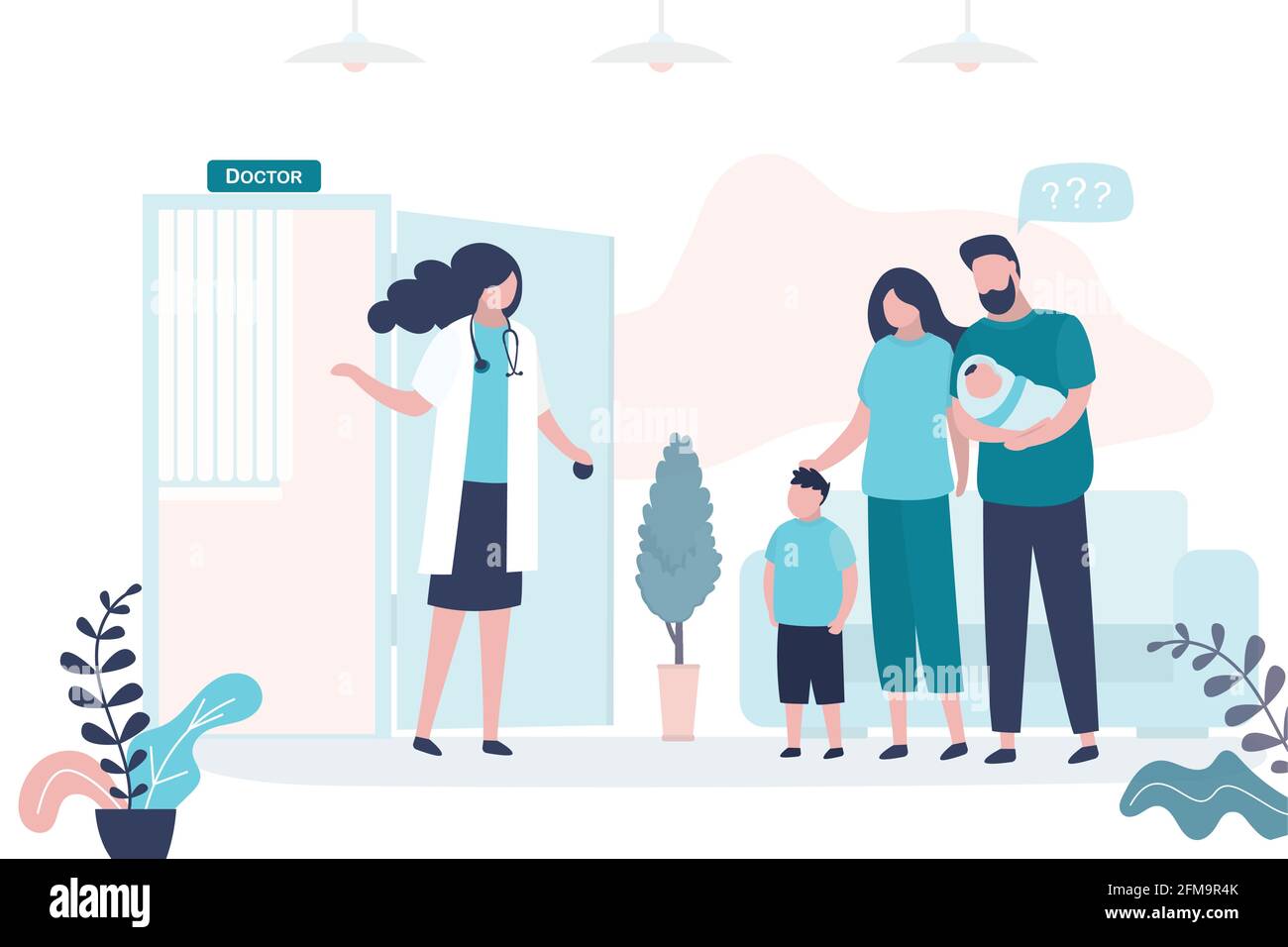 A pediatrician Stock Vector Images - Alamy