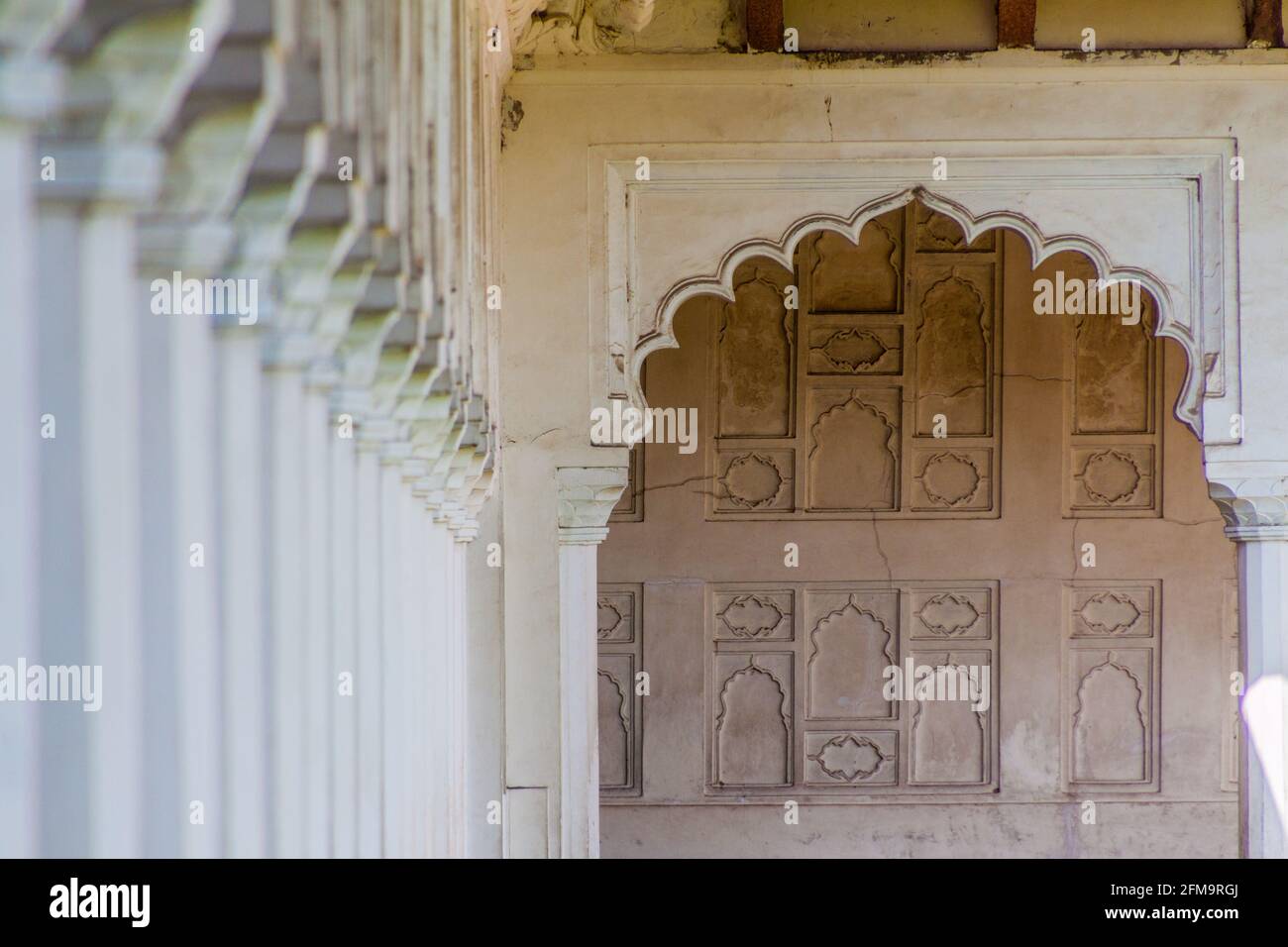 Arch at Agra Fort, Uttar Pradesh state, India Stock Photo - Alamy