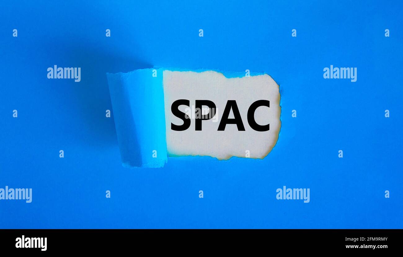 SPAC, special purpose acquisition company symbol. Words 'SPAC ...