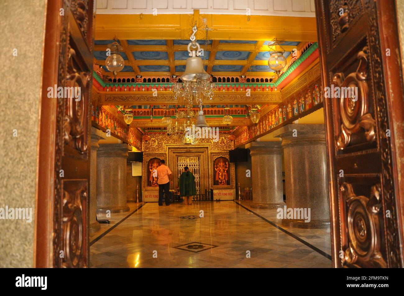 GOA, INDIA - Jun 18, 2014: Shri Shantadurga Temple is a private temple ...