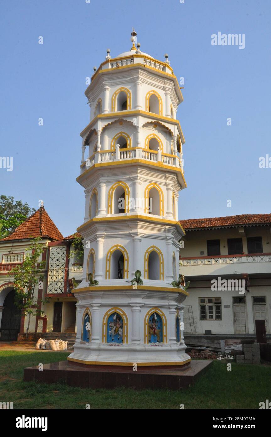 G, INDIA - Jun 18, 2014: Shri Shantadurga Temple is a private temple ...