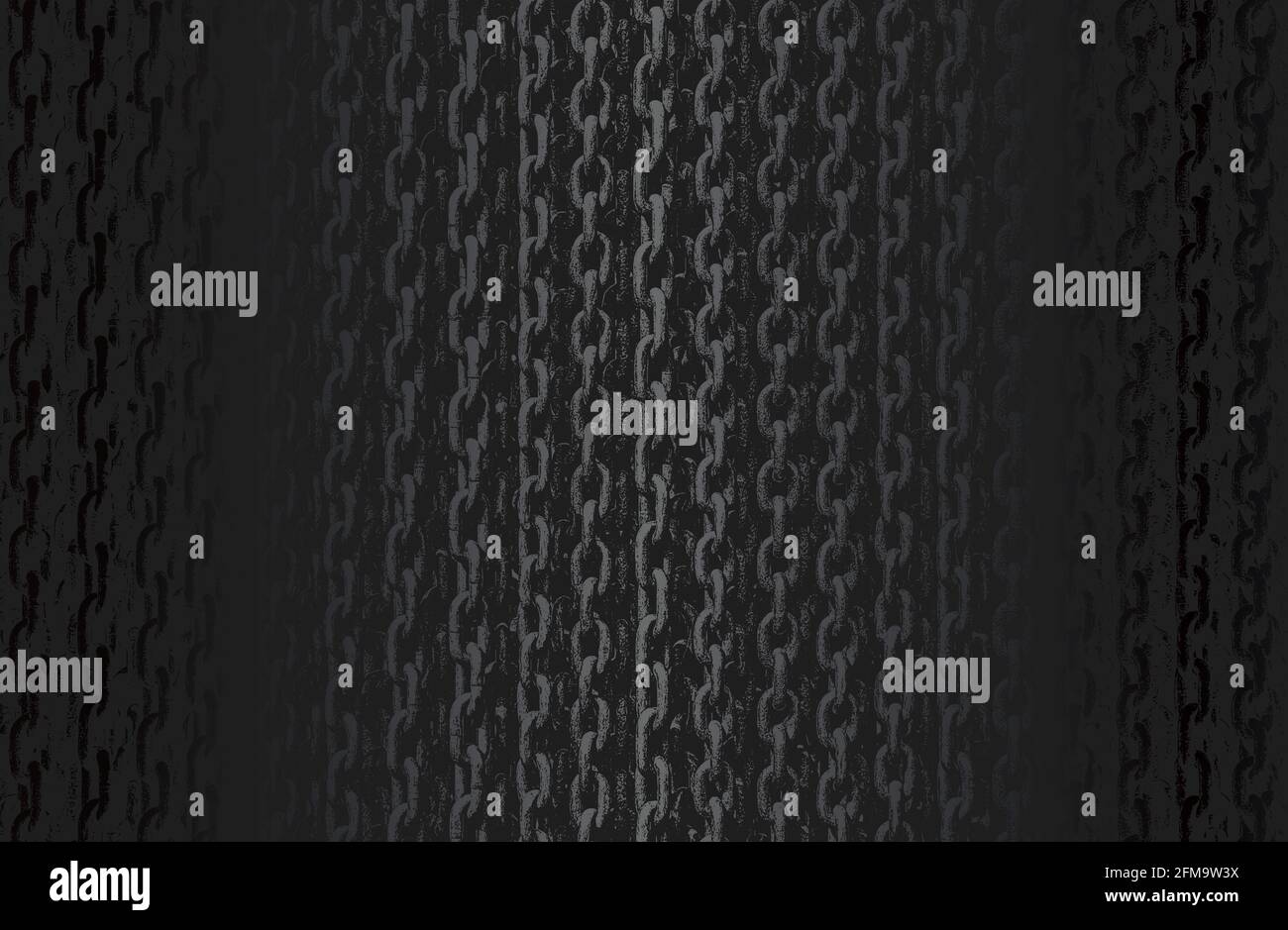 Luxury black metal gradient background with distressed metal chain ...