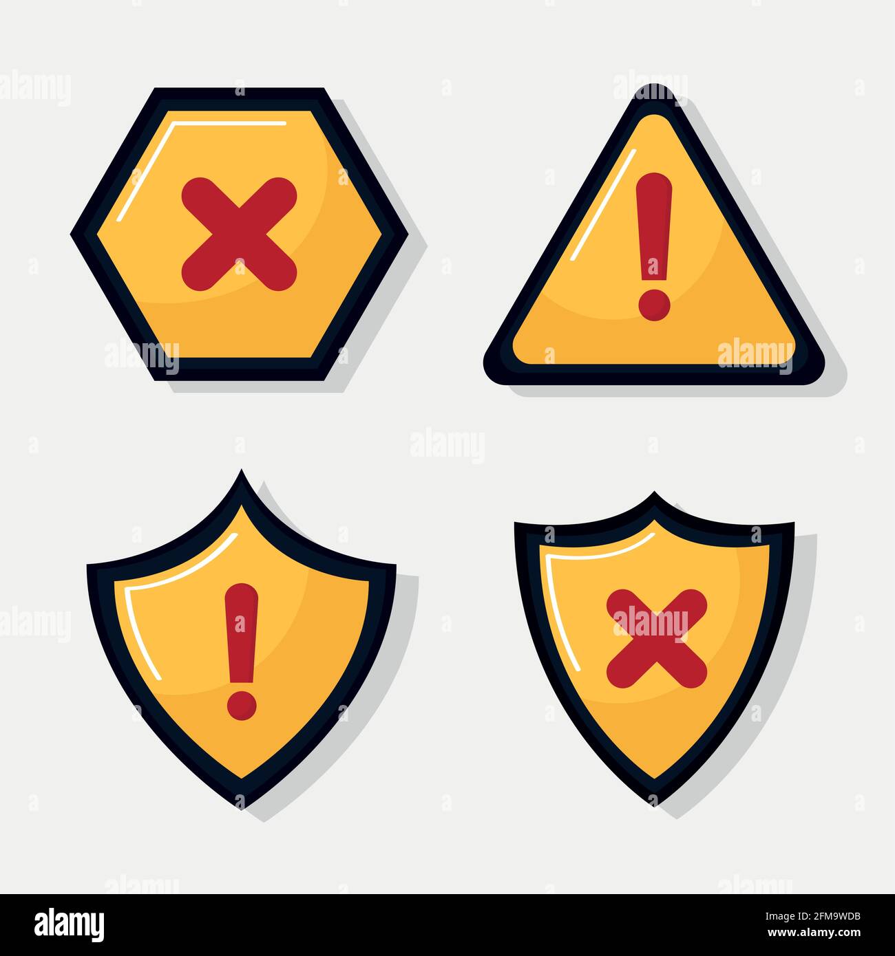 four cyber security signals Stock Vector Image & Art - Alamy