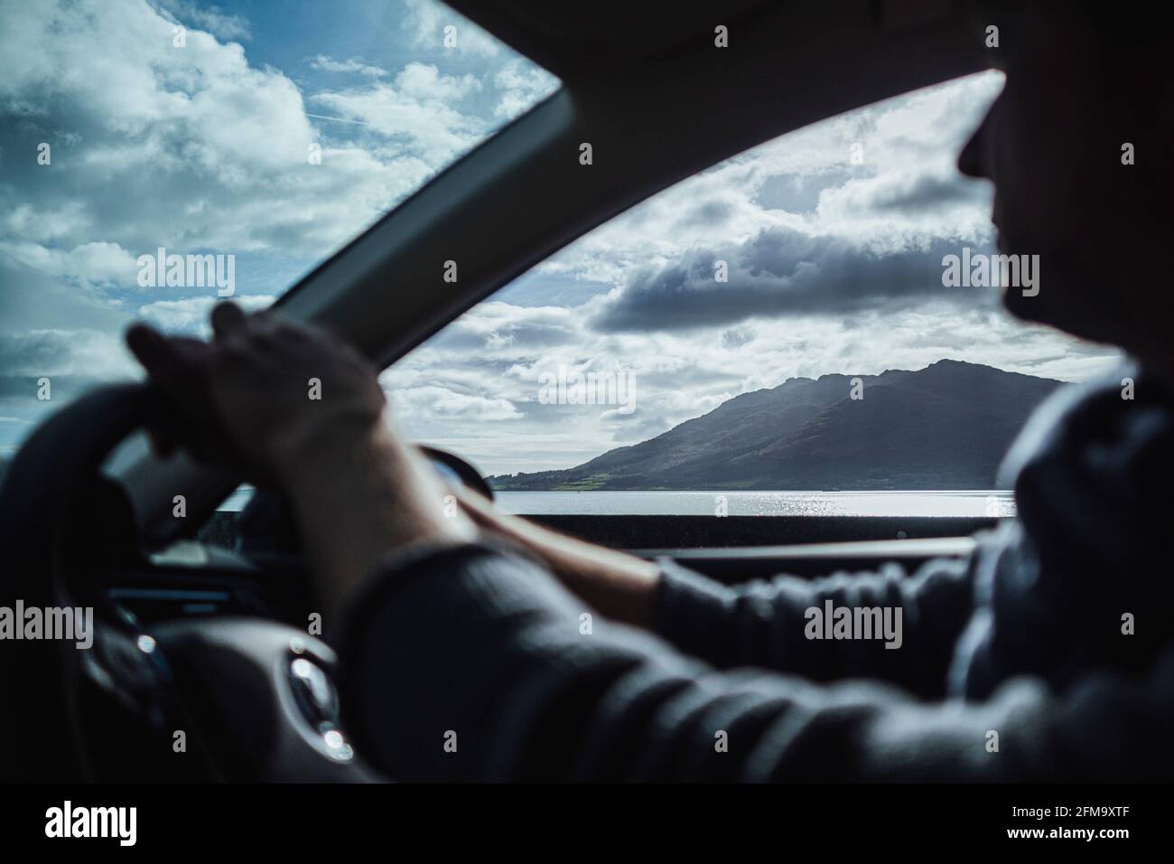 Driver view road trip hi-res stock photography and images - Alamy