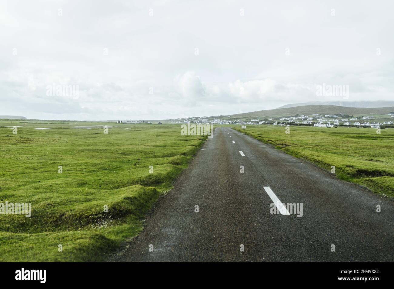Road at Keel Beach on Achill Island, Ireland Stock Photo - Alamy