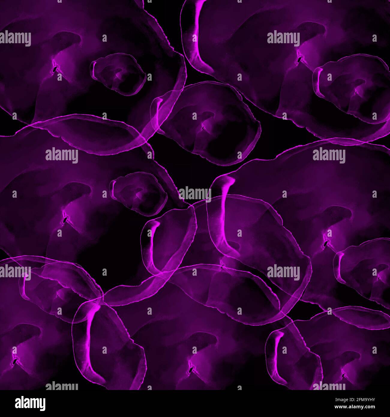 Violet alcohol ink background. Purple shapes on black Stock Photo - Alamy