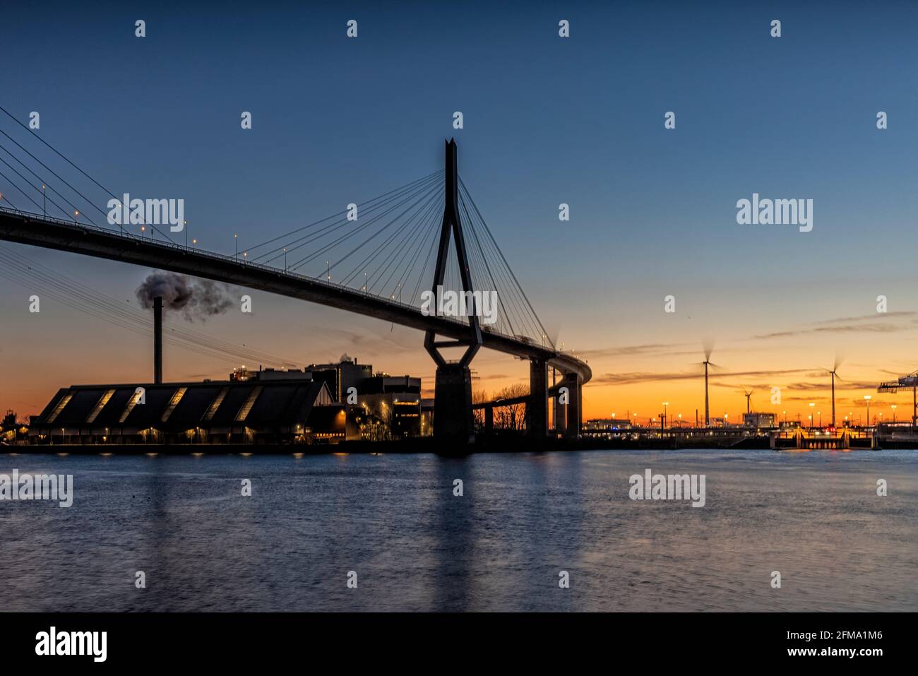 Kohlbrand bridge hamburg hi-res stock photography and images - Alamy